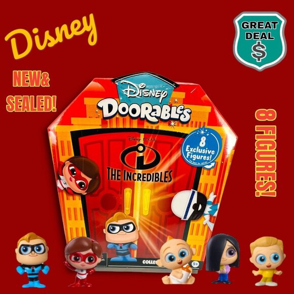 Disney | Toys | Disney Doorables The Incredibles Box Includes 8 ...
